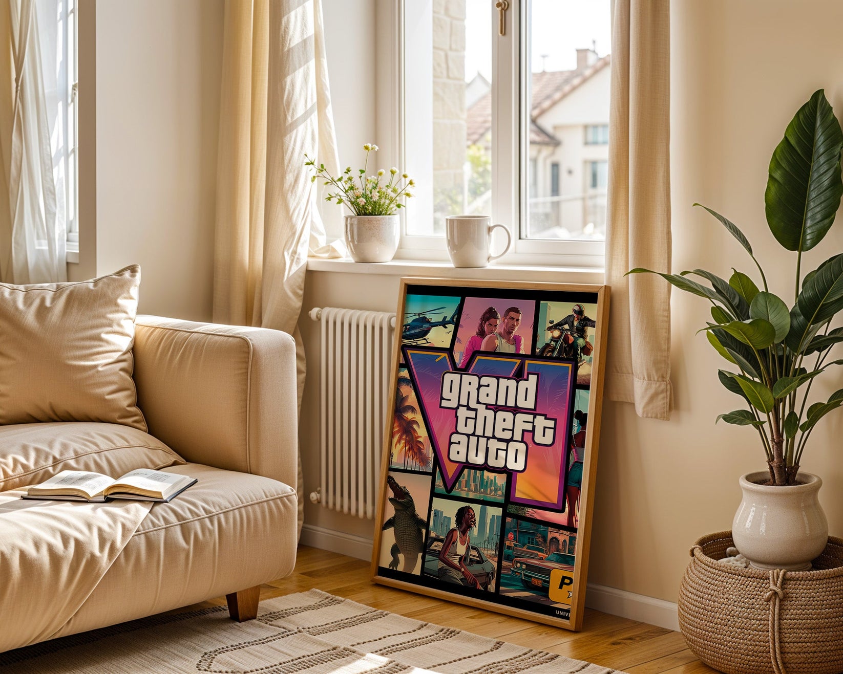 Affiche Grand Theft Auto VI - Art Cover Concept – UNIVEA