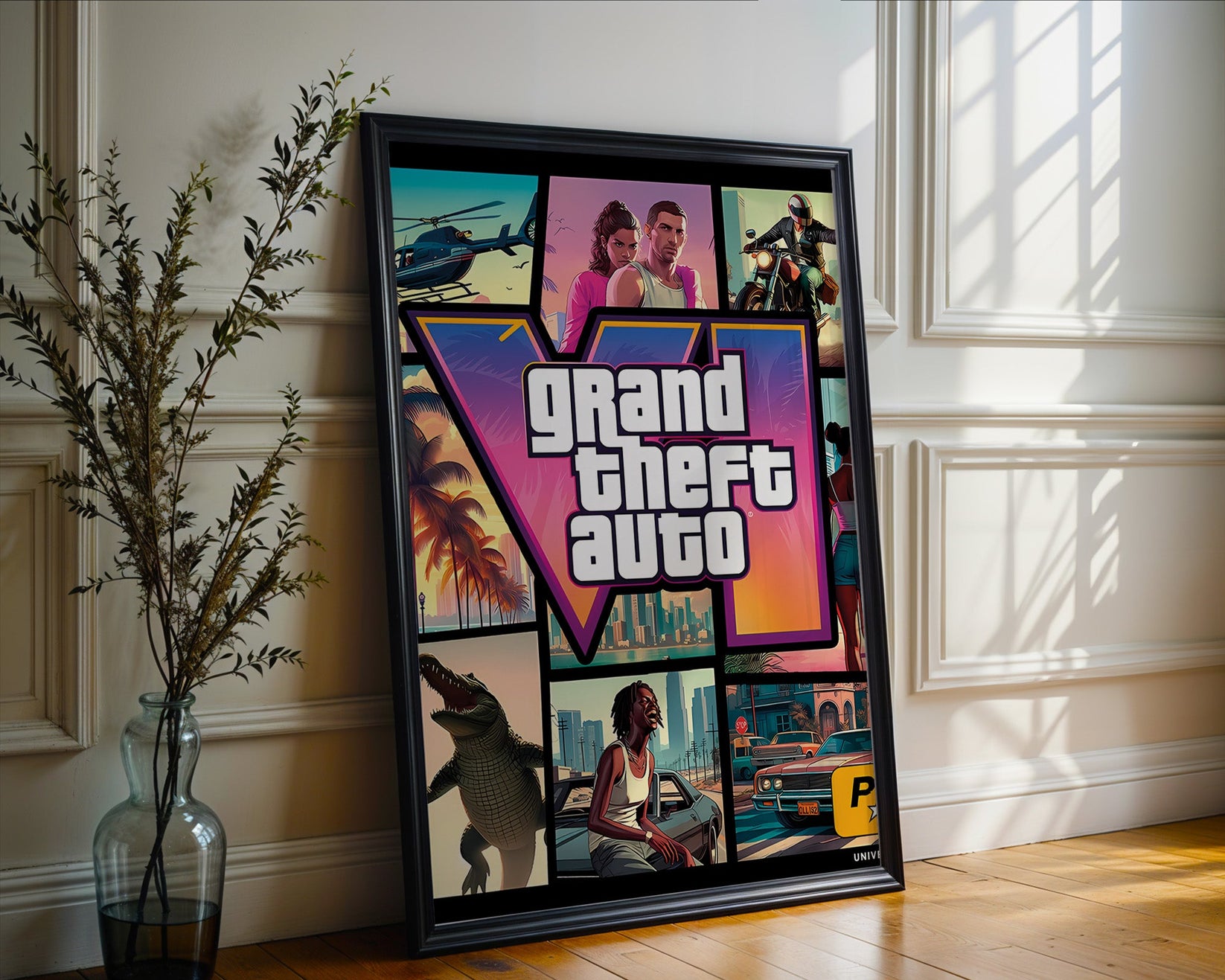 Affiche Grand Theft Auto VI - Art Cover Concept – UNIVEA