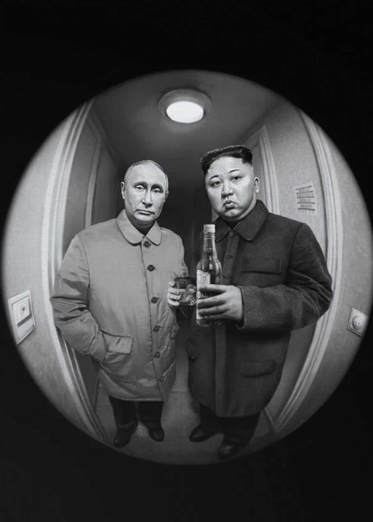 Kim Jong-un et Poutine - Perspective Fisheye – UNIVEA